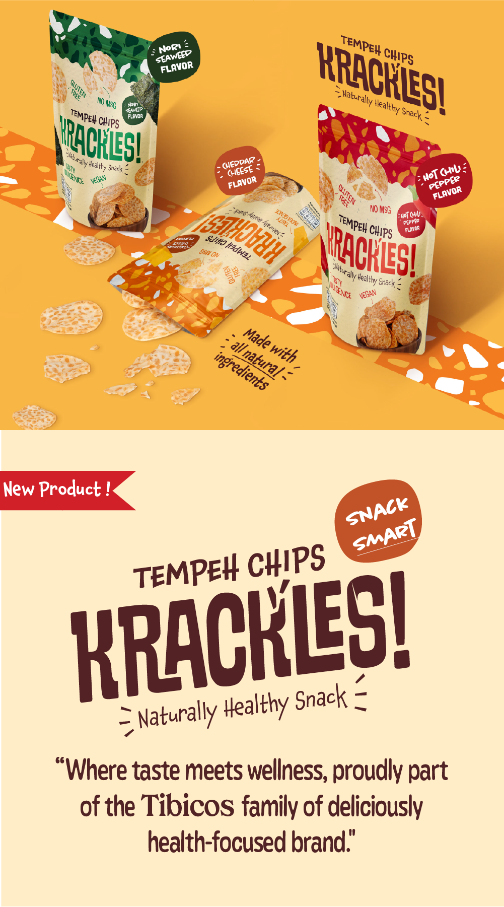What is Krackles! Tempeh Chip? – Tibicos